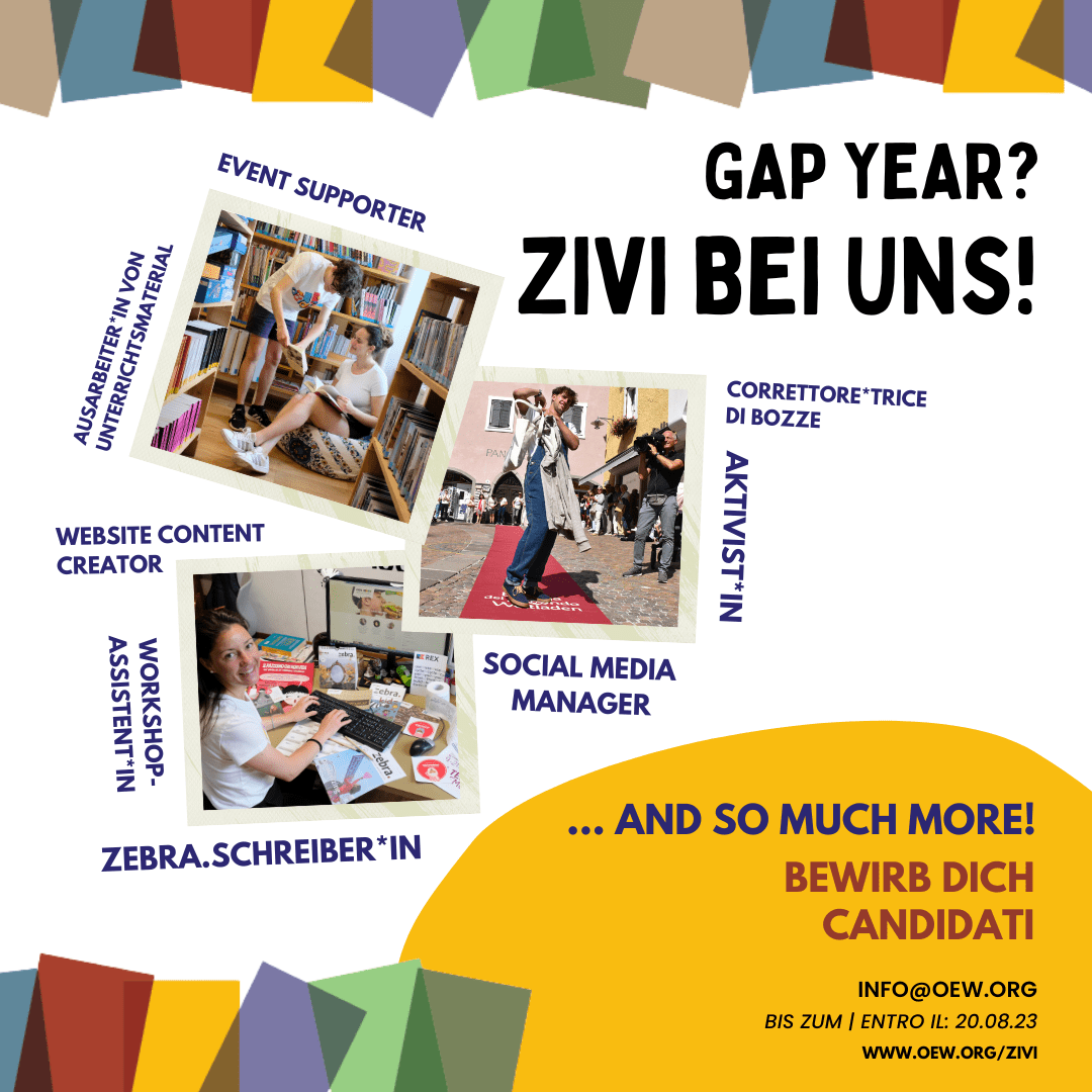 Zivildienst bei der OEW: Bewirb dich jetzt! - OEW
